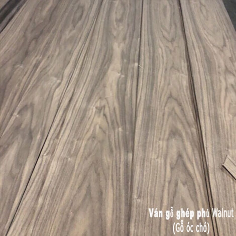 Ván gỗ ghép phủ walnut giá rẻ tại Đà Nẵng | Ván phủ gỗ óc chó